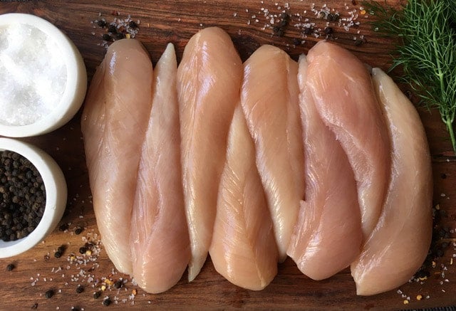 Pasture-Raised Non-GMO Chicken Tenderloins 1 LB | Humble Nature Farm