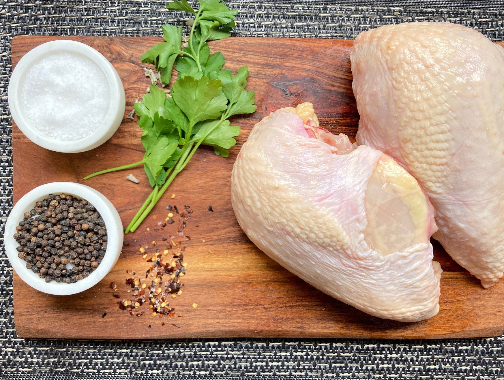 Pasture-Raised Non-GMO Bone-In/Skin-On Chicken Breast