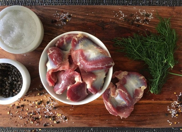 how to cook chicken gizzards for dogs